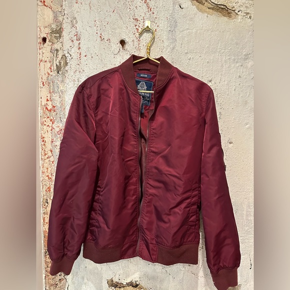 American Rag | Jackets & Coats | American Rag Red Bomber Jacket | Poshmark